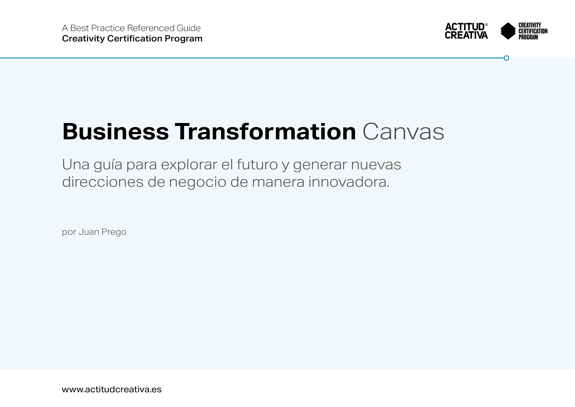 El Business Transformation Canvas - Actitud Creativa